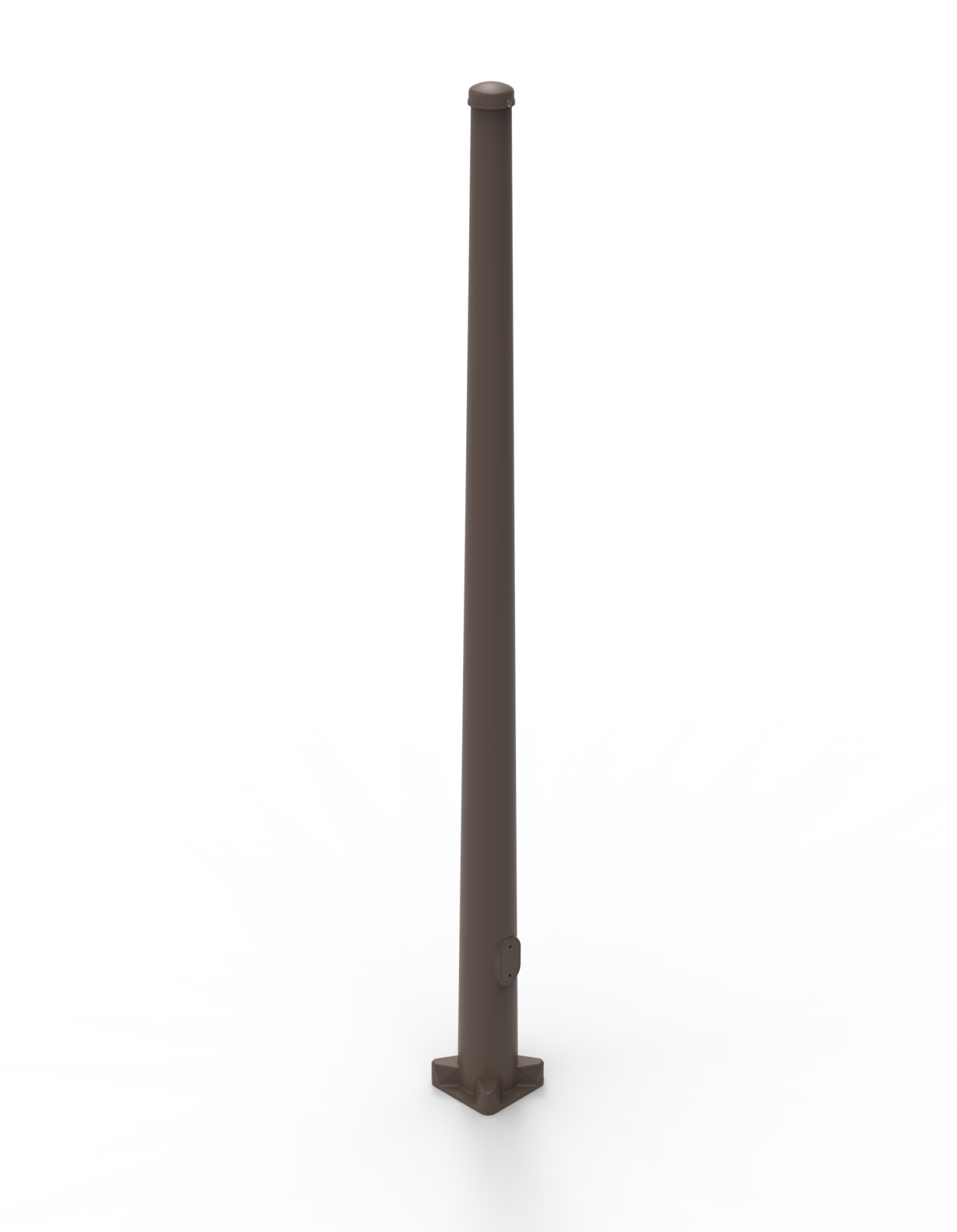 20 ft Round Tapered Aluminum CCTV Pole: Durable and Versatile