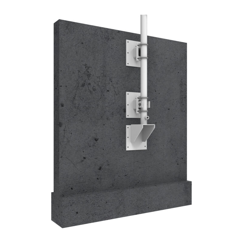 WMCP-12482501NP-W 12' x 4' Wall Mount Camera Pole - Camera Poles and ...
